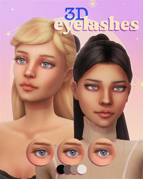 Eyelashes ~ Part 1 2 And 3 The Sims 4 Create A Sim Curseforge