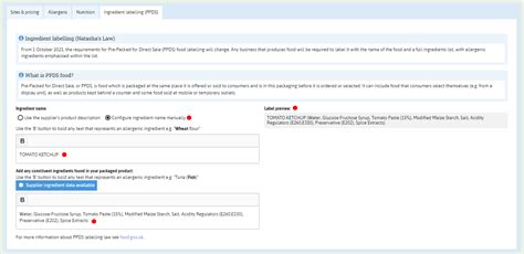 Pre Packed For Direct Sale Ppds Recipes
