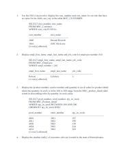 Lab 4 Sql Query On A Single Table 1 Use The NULL Keyword To Display