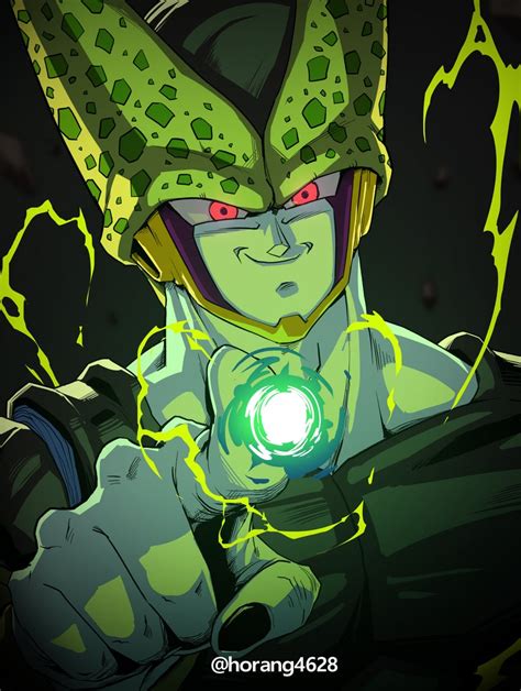Cell And Perfect Cell Dragon Ball And 1 More Drawn By Horang4628