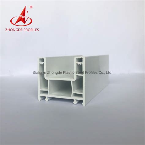 China Top 5 Zhongde Brand Triple Glazed UPVC Windows Doors Frame