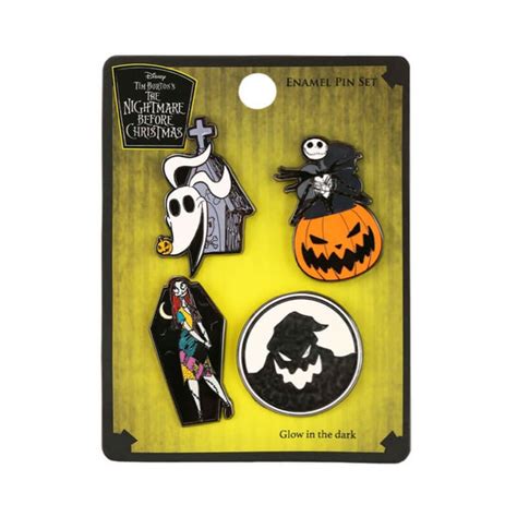 Loungefly Disney The Nightmare Before Christmas 4pc Enamel Pin Set