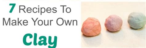 7 Recipes To Make Your Own Modeling Clay Polymer Clay