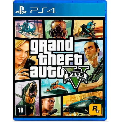 Grand Theft Auto V Ps4 1 Sem Mapa Com Detalhe Jogo Mídia Física
