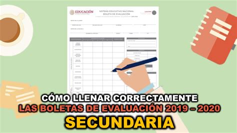 Cómo Llenar Las Nuevas Boletas De Evaluación 2019 2020 Materiales