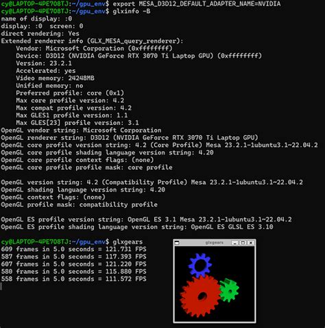 Opencv Cannot Render Gpumat Using Opengl In Wsl Cuda On Windows Subsystem For Linux Nvidia