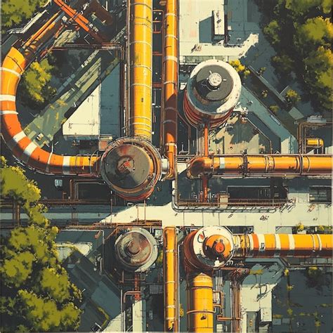 A Major Pipeline Hub Where Multiple Pipelines Converge And Diverge To Various Destinations