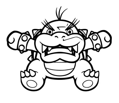 Morton Koopa Jr Koopalings Coloring Page Download Print Or Color