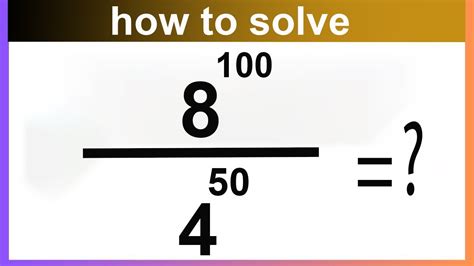 Nice Exponent Simplification Problem YouTube