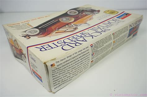 Monogram 1930 Packard Boattail Speedster 124 Scale Model Kit