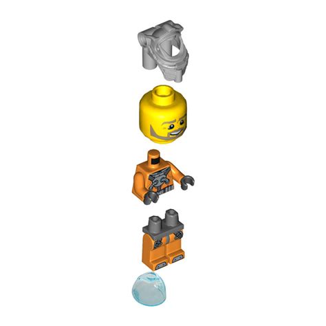 Lego Deep Sea Diver With Orange Outfit Minifigure Brick Owl Lego
