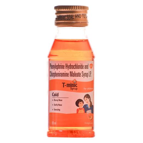 T Minic Orange Flavor Bottle Of 60 Ml Syrup Health And Personal Care
