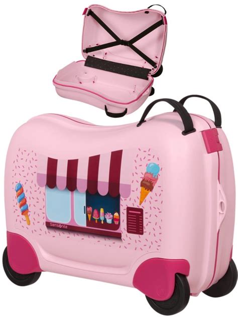 Samsonite Dream go Åkbar resväska för barn Glassbil barnväska med hjul