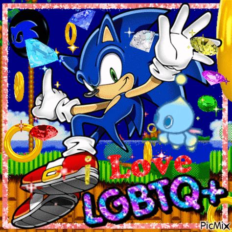 Sonic Down With Cis Free Animated  Picmix
