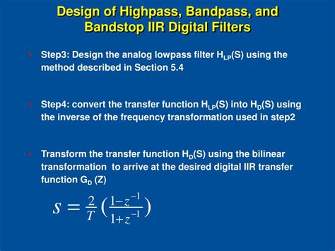 Ppt Chapter 7 Digital Filter Design Powerpoint Presentation Free