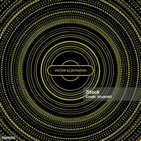 粒子の配列抽象的な動的背景技術のベクトル図です円から作成されたモダンなパターン 3dのベクターアート素材や画像を多数ご用意 3d