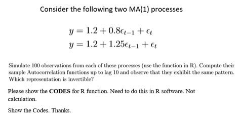 solved consider the following two ma 1 processes y