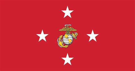 Commandant Of The United States Marine Corps Flag Illustration Premium