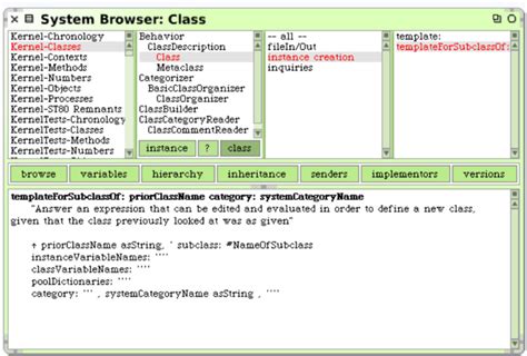 Omnibrowser Framework Based Smalltalk System Browser Download