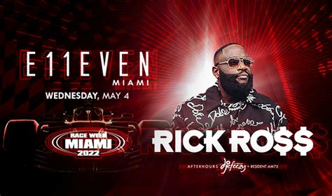 Rick Ross Tickets At E11even Miami In Miami By 11 Miami Tixr