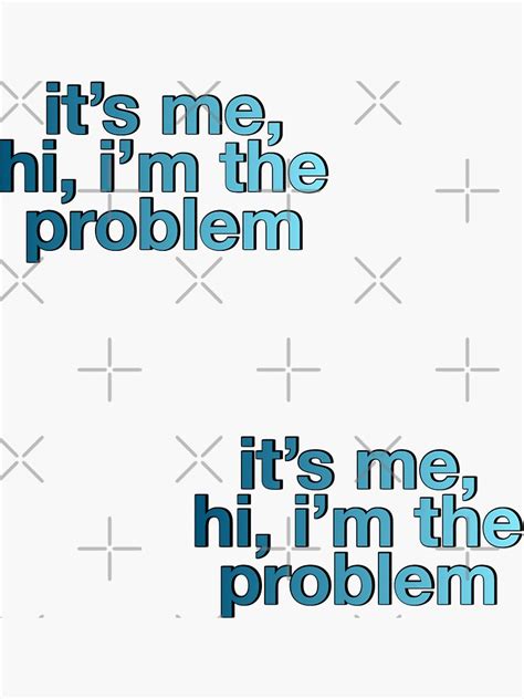 Its Me Sticker For Sale By Itsacruelsummer Redbubble