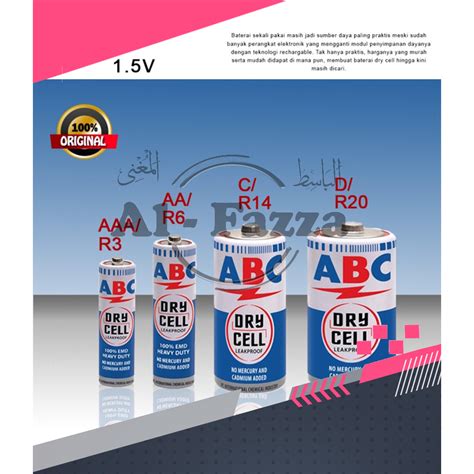 Jual Batrai Abc Aa Aaa C D Biru Original Shopee Indonesia