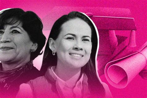 Elecciones 2023 Qué estudiaron Delfina Gómez y Alejandra del Moral