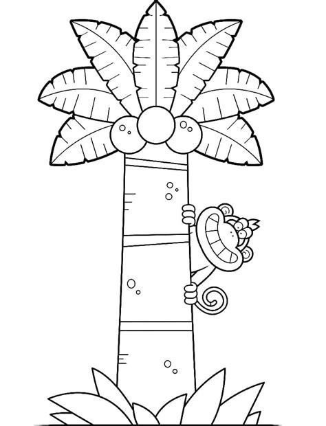 Coloriage Palmier à imprimer sur ColoriageEnfant