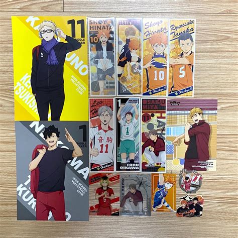 排球少年 ハイキュー 透卡 小卡 周邊 宮治 及川徹 孤爪研磨 書籤 貼紙 明信片 晨練 黑尾鐵朗 月島螢 日向翔陽 蝦皮購物