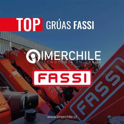 Imer Chile ¡conoce El Top 5 De Grúas Fassi Disponibles