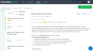 Evaluate Selenium Expertise With Hackerrank Hackerrank Blog