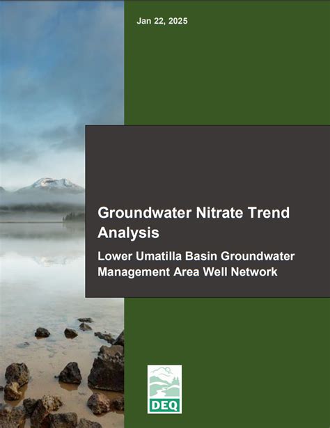 Groundwater Nitrate Trend Analysis Lubgwma