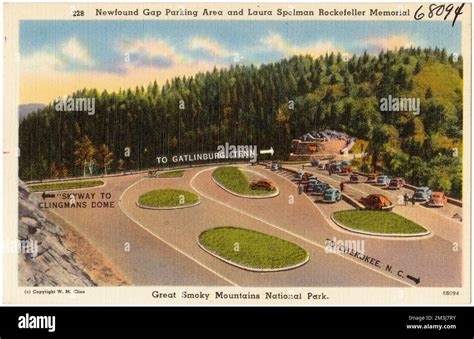 Newfound Gap Parking Area And Laura Spelman Rockefeller Memorial Great Smoky Mountains National
