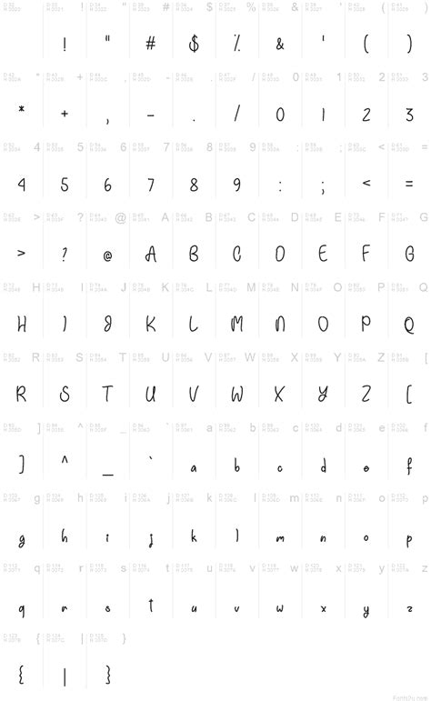 Einhorn Schrift Font