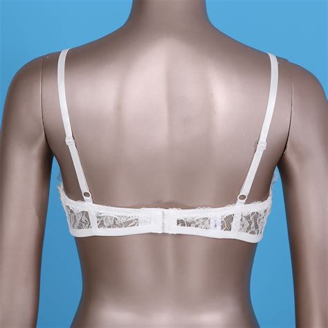 Sexy Lace Mesh Cup Bralette Bustier Lace Open Bra Top Women Wire Free Breast Ebay