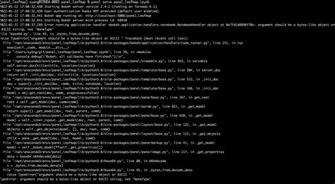 Panel With Leafmap Not Working Issue Holoviz Panel GitHub