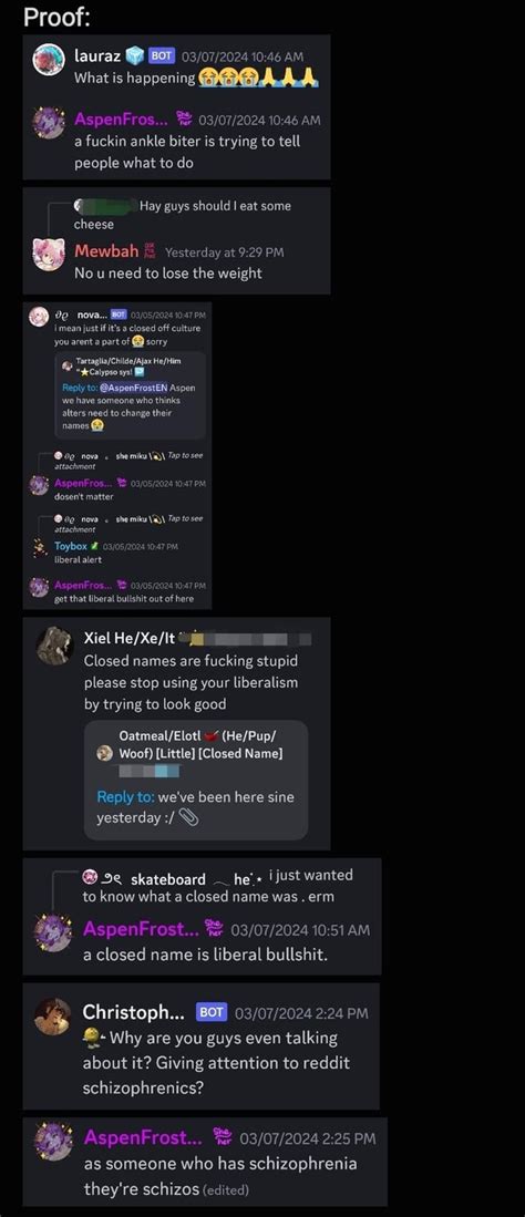 every discord violation in aspen s server r systemscringe