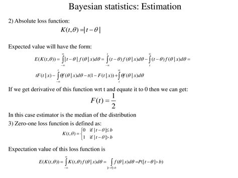 Bayesian Estimation Bayess Theorem Prior Likelihood Posterior Ppt