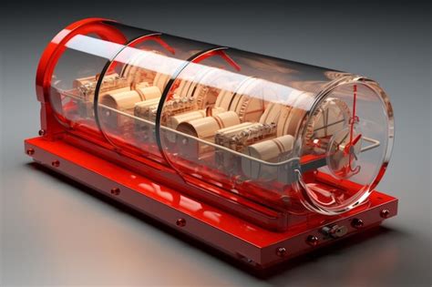 Premium Ai Image Envelope Being Sent Through A Pneumatic Tube System Generative Ai