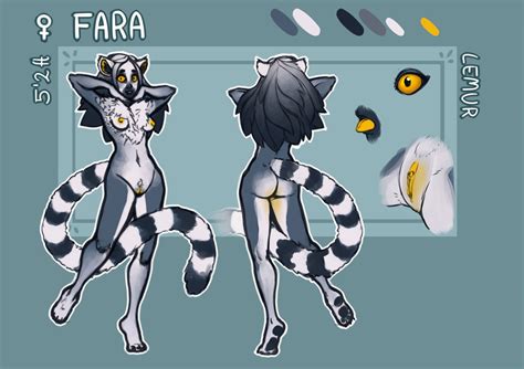 Rule 34 Anthro Breasts Epke Female Lemur Looking At Viewer Mammal