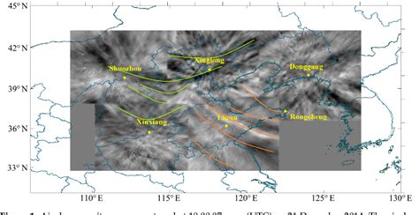 Figure 1 From Extraction Of Quasi Monochromatic Gravity Waves From An Airglow Imager Network