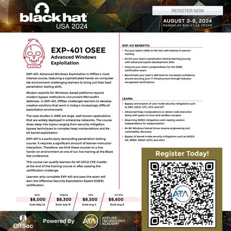 Expert 401 Course On Windows Exploits Lynn F Posted On The Topic