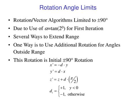 Ppt Cordic Algorithm Co Ordinate R Otation Di Gital C Omputer Powerpoint Presentation Id4279670