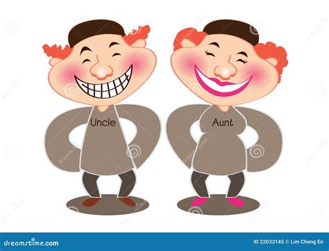 Uncle Aunty Stock Illustration Illustration Of Clothes