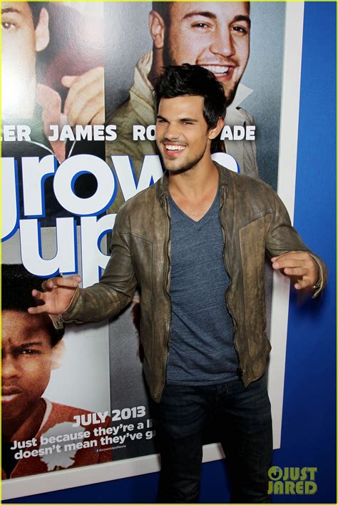 Taylor Lautner And Alexander Ludwig Grown Ups 2 Nyc Premiere Photo