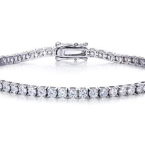 Jewelry 5 Carat Lab Grown Diamond Tennis Bracelet Poshmark