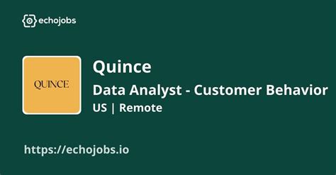 Quince Is Hiring Data Analyst Customer Behavior Remote Unreal Sql Rremoteworks