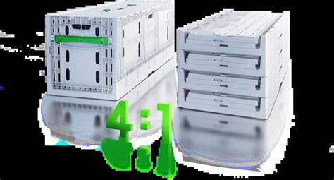Flower Folding Crates Novabox Systems