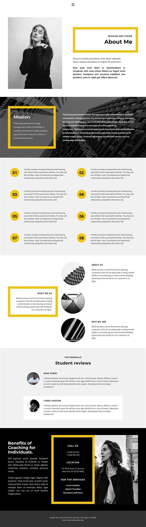 Content Customization Template By Nicepage