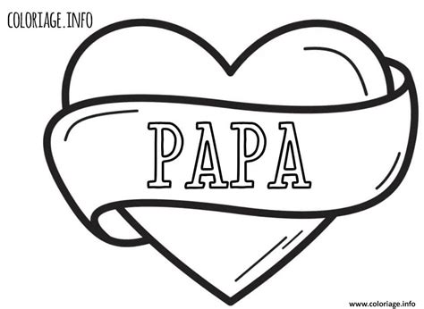 Dessin Pour Papa Papa Je T Aime Coloriages De Coeurs Imprimer The